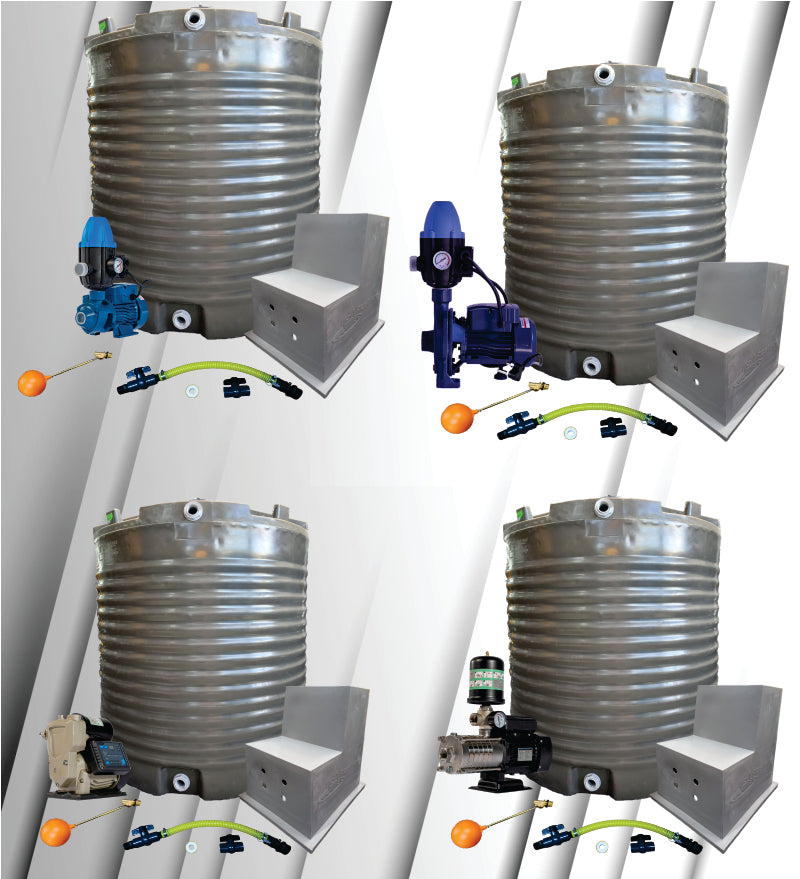 2200l Executive Water Tank Combo Deals - Flowbins