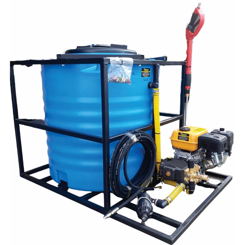 Mobile High Pressure washer 300lt Vertical - Flowbins