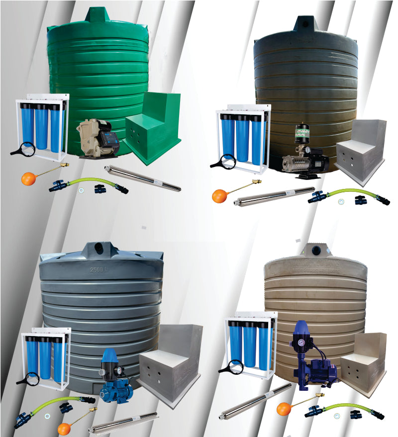 5000l Full House Water Tank Combo Deals - Flowbins