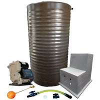 Water tank Combo Executive: 1200l Slim tank & VSP 0.75KW Booster Pump ...