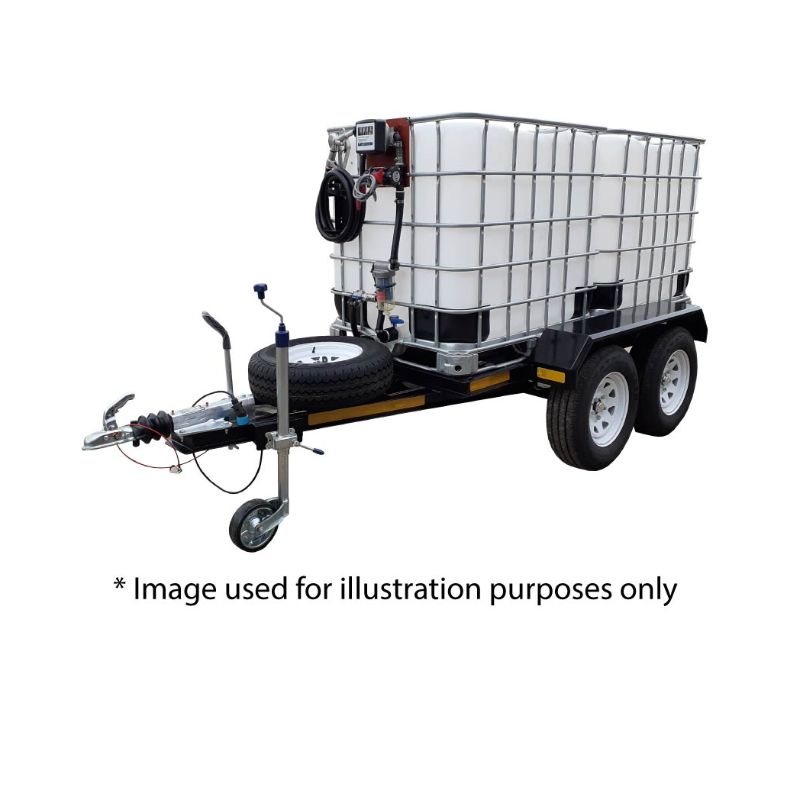2000l Diesel trailer 40lpm-12v-Exec flowbin unit | Flowbin - Flowbins