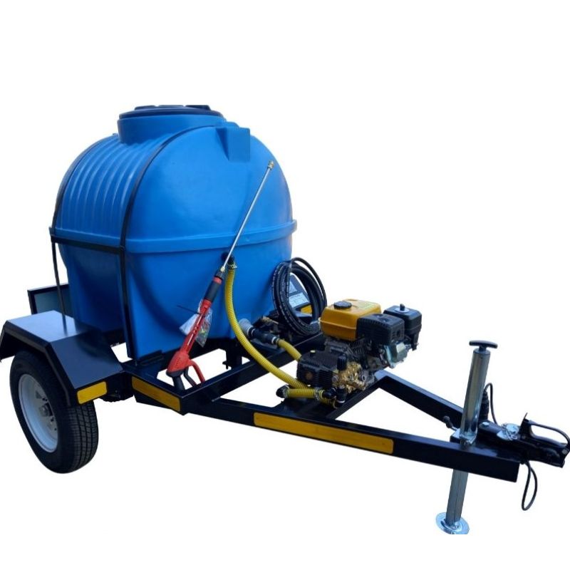 650l High Pressure Washer trailer 186bar-petrol unbraked | Flowbins ...
